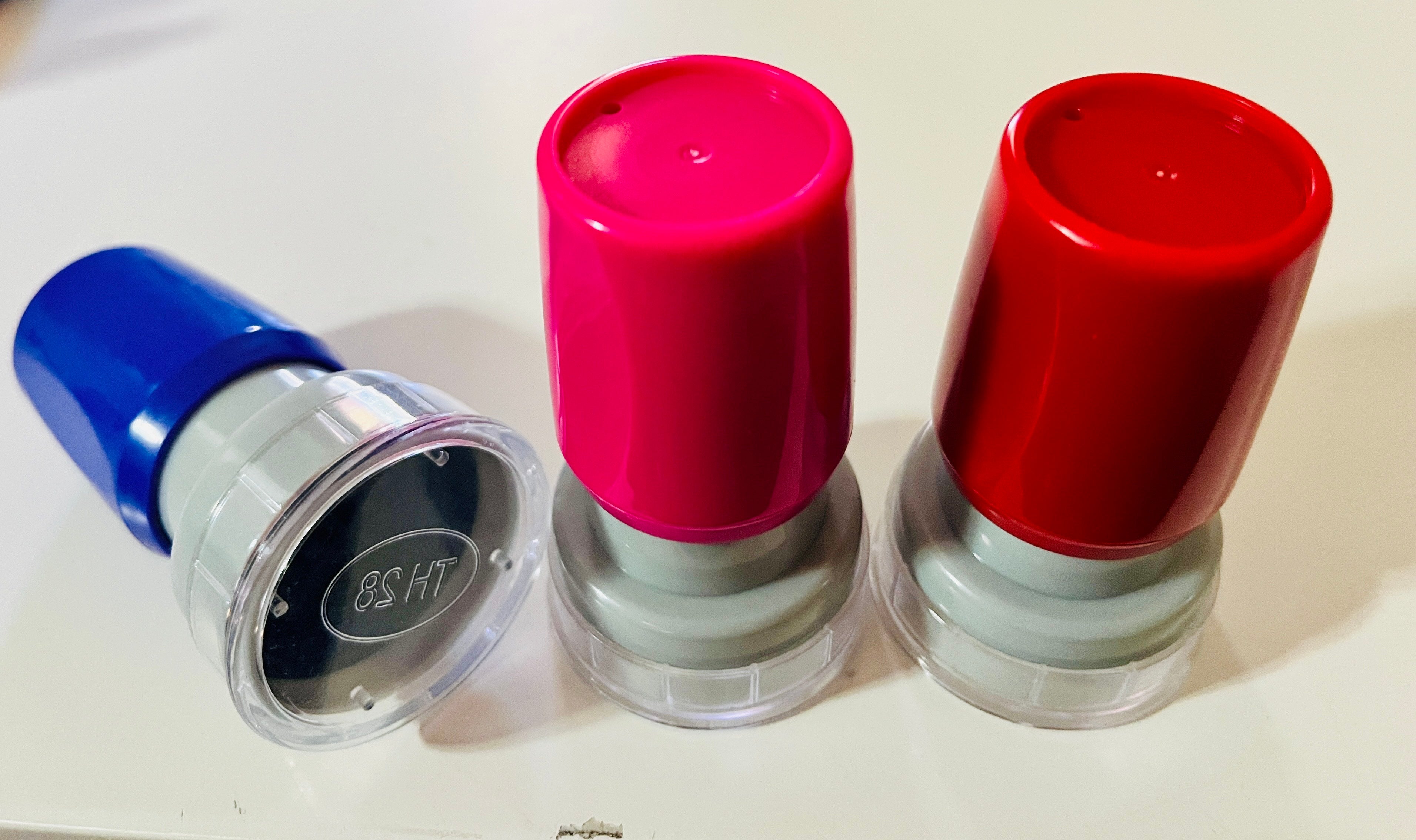 Custom self-inking stamp [round] – TINKABLE