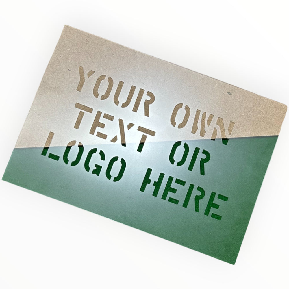 Custom Laser Cut Mylar Stencil Sheet – Reusable Plastic (A7, A4, A3 to